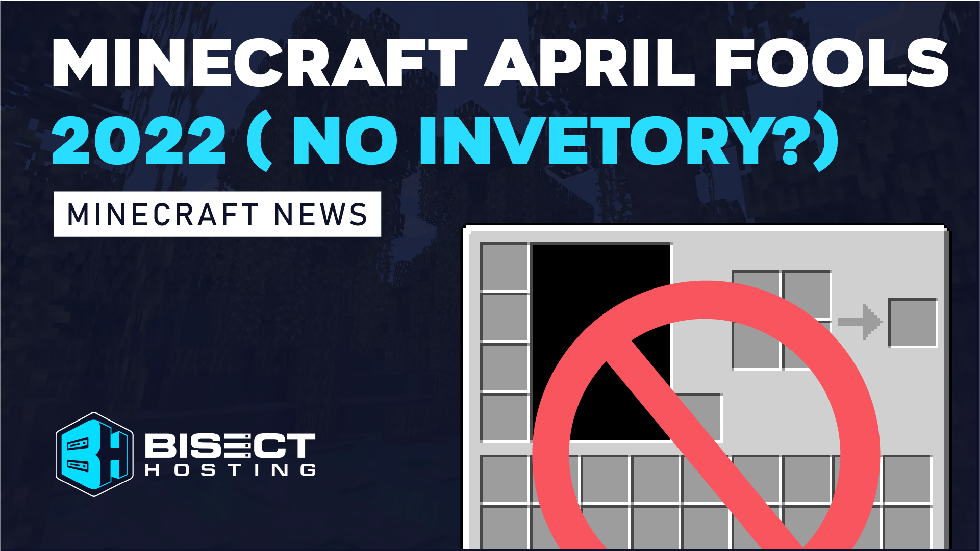 Minecraft April Fools 2022 - Player Inventories Have Been Removed ...