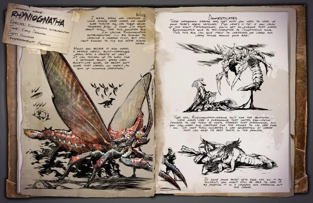 ARK: Survival Evolved Rhyniognatha - How to Tame, Locations, Stats ... ARK: Survival Evolved Rhyniognatha - How to Tame, Locations, Stats ...