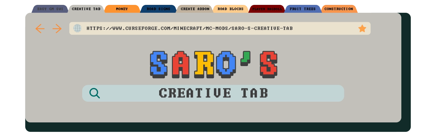 Saro´s Creative Tab - Minecraft Mods - CurseForge