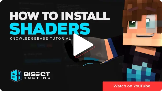 How To Install Shaders In Minecraft Java Edition Knowledgebase Bisecthosting 0841